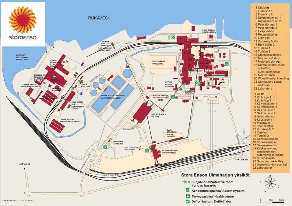 Moving in the area - Enocell worksite information | Stora Enso