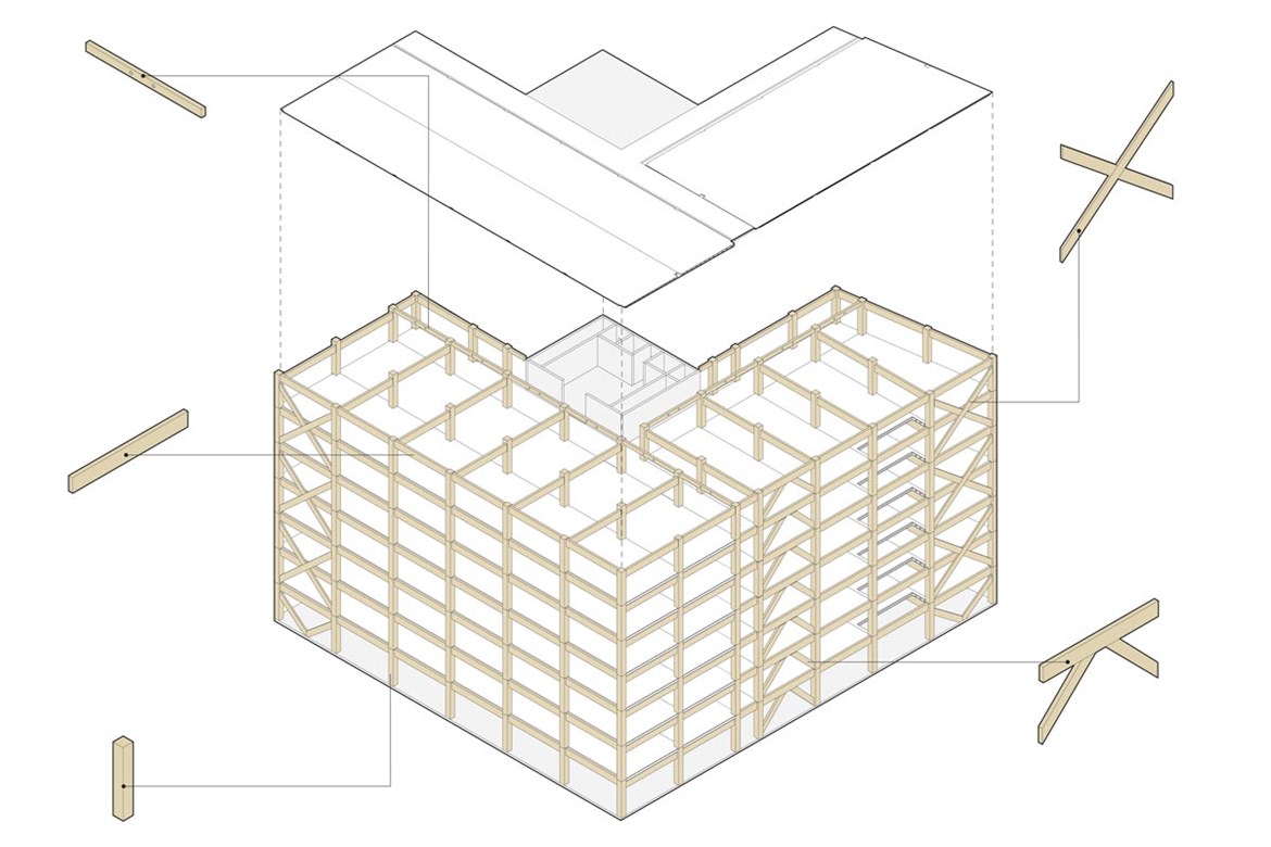 Glued-laminated timber (GLT) - Mass timber construction | Stora Enso