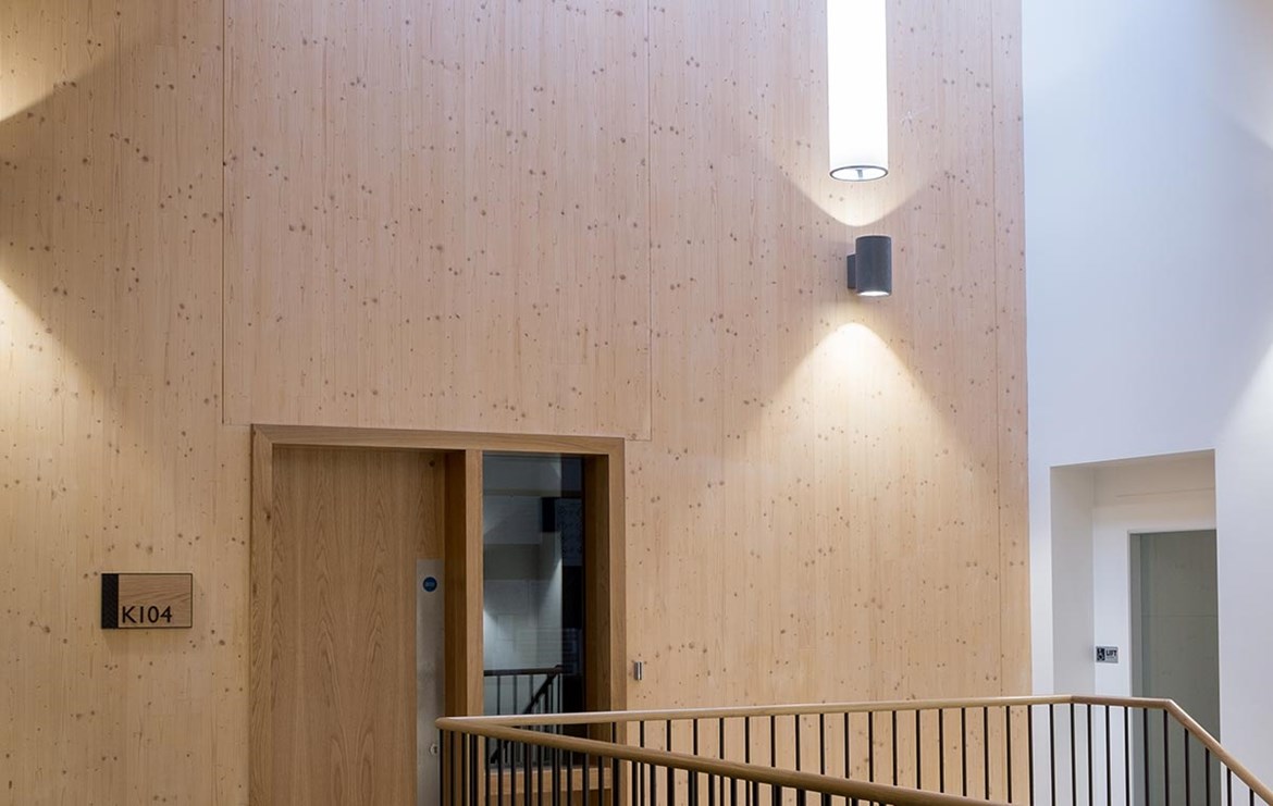 Glued-laminated timber (GLT) - Mass timber construction | Stora Enso