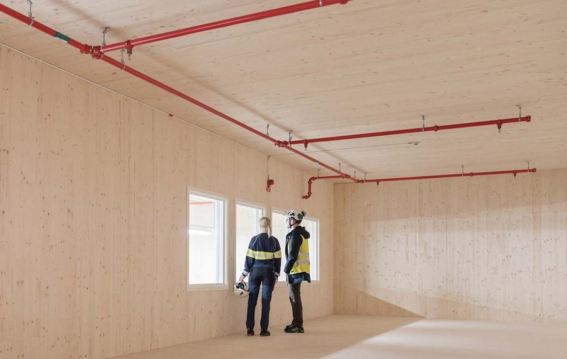 Rib Panels - Mass timber construction | Stora Enso